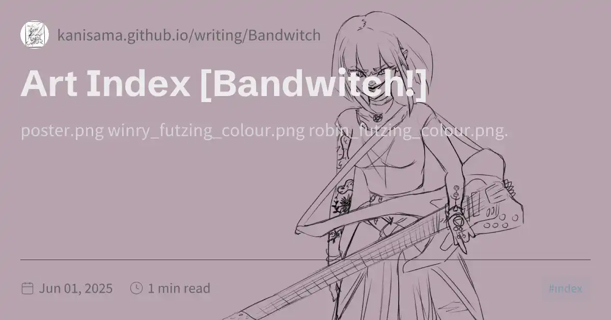 Art Index [Bandwitch!]